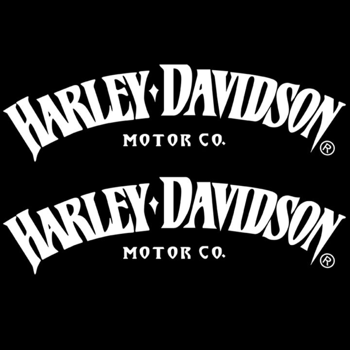 Harley Motorcycle Reflective LOGO Stickers Fan-shaped Harley 883 Fuel ...