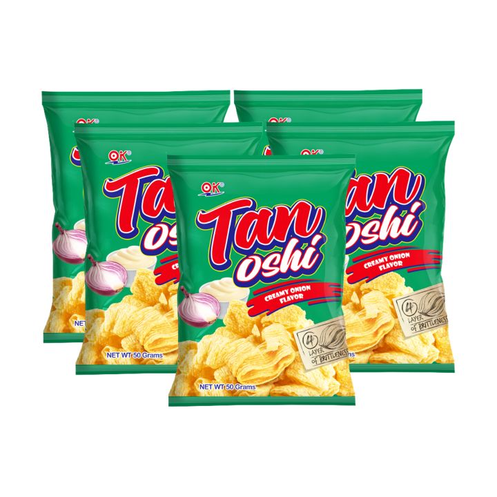 Tanoshi Creamy Onion 50g x 5s | Lazada PH