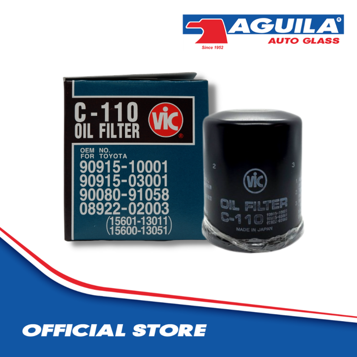 VIC - Oil FIlter (C110) for For Toyota Vios, Avanza and Corolla | Lazada PH