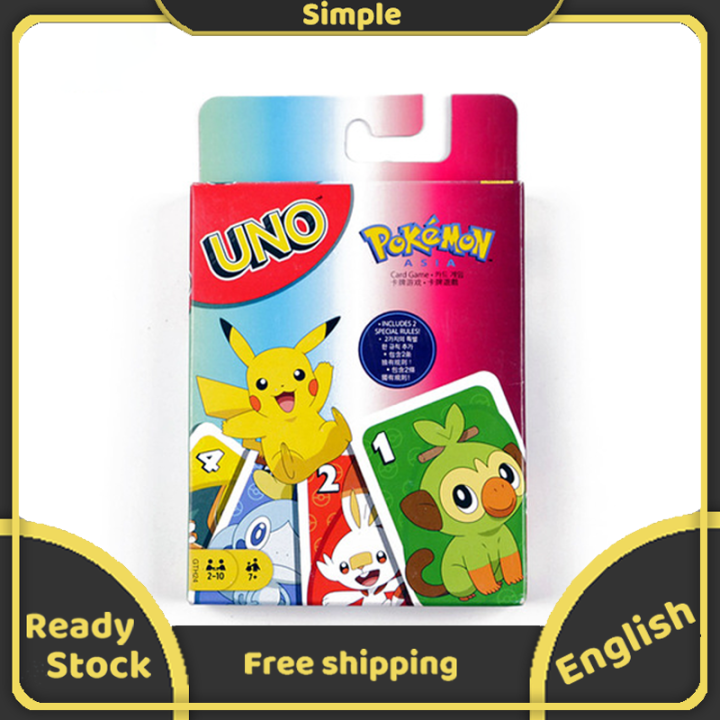 UNO Pokemon Board Game Family Entertainmen Party Game | Lazada