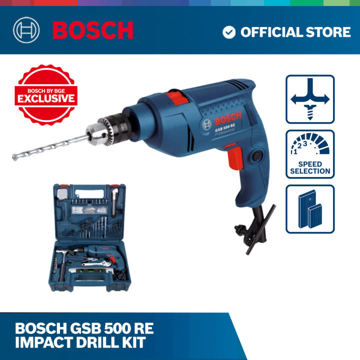 Bosch GSB 500 RE Impact Drill Kit - Tools/Accessories | Lazada PH