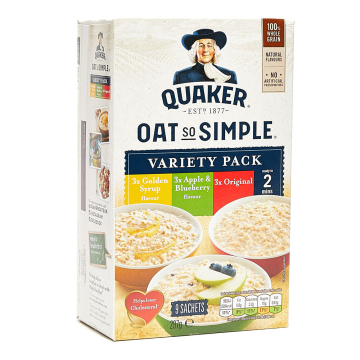 Quaker Oat So Simple Variety Pack 297g | Lazada PH