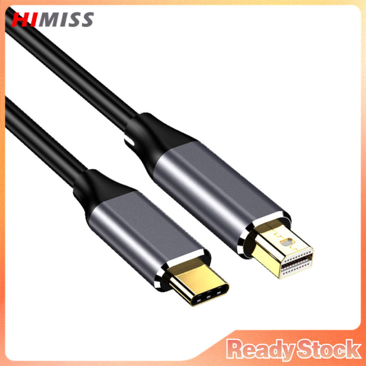 USB C To Mini DisplayPort Cable High Resolution 4K 60hz Connector For ...