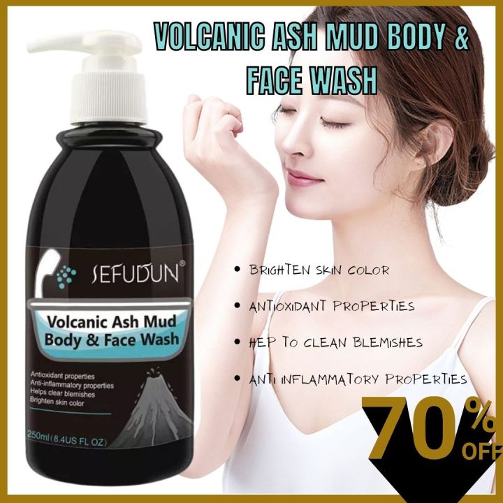 [ HIGH QUALITY ] Volcanic Ash Mood Face And Body Wash Gel Whole Body ...