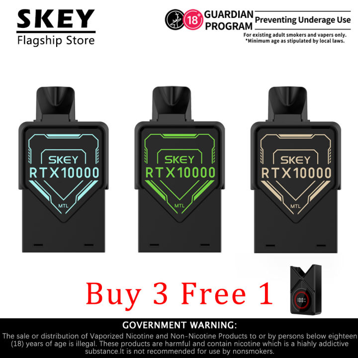 SKEY Disposable 10000 Puffs Pod Mods | Lazada PH