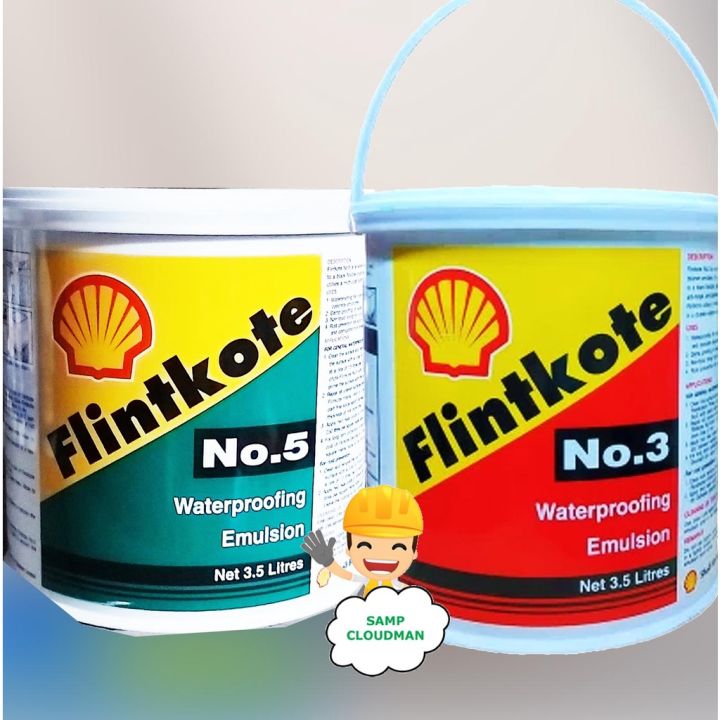 Shell Flintkote Type 5 or 3 Waterproofing Emulsion Gallon Size Bitumen ...