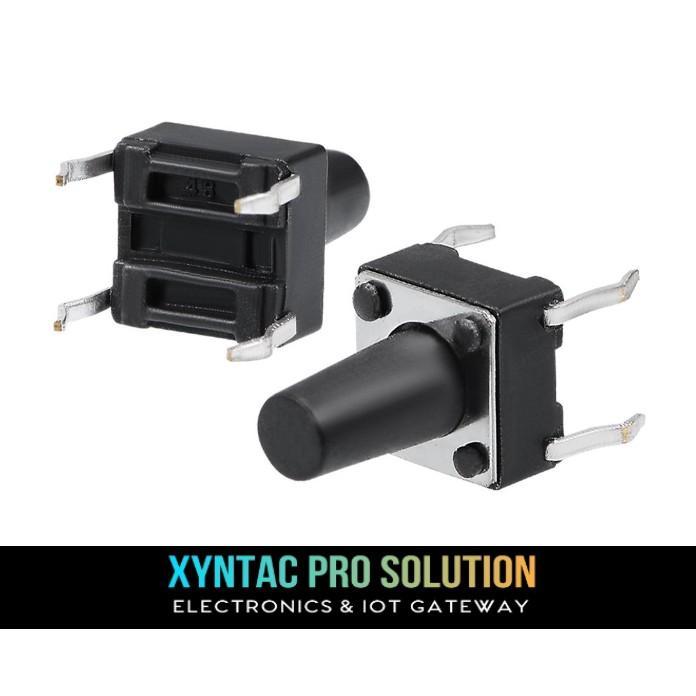 Tactile Push Button Switch Round Long 12x12x12mm | Lazada