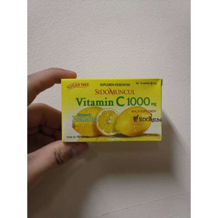 Vitamin C 1000 Lemon Sidomuncul | Lazada Indonesia