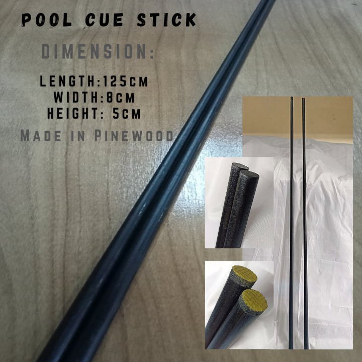 2 PCS. Pool tako Pine wood / tako sa pool poolan / pool cue stick / cod ...