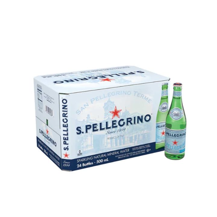 San Pellegrino Sparkling Natural Mineral Water 500mL x 24 | Lazada PH