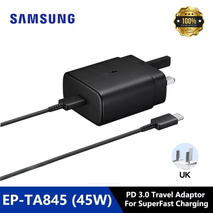 Original Samsung 45W Travel Adapter 5A Super Fast Charging PD 3.0 Fast ...