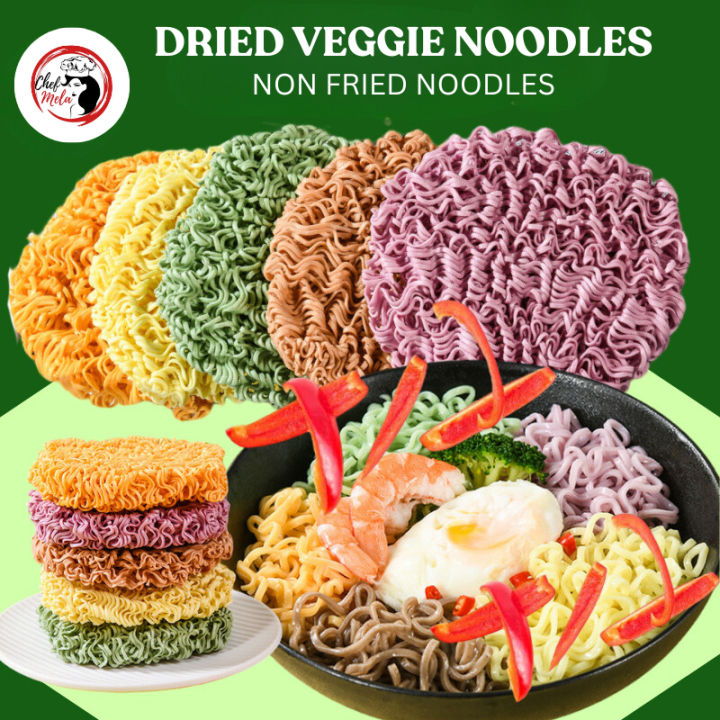 Veggie Noodles- Vegetable Non-Fried Noodles 5 Types Instant Noodles No ...