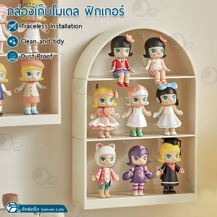 ORZ - ชั้นวางโมเดล ชั้นวางติดผนัง ชั้นวางแขวนผนัง กล่องอะคริลิคใส กล่อง ...