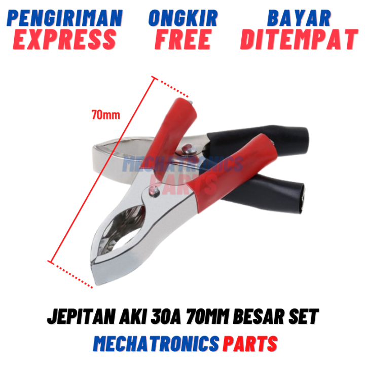 Jepitan Aki 30A 70mm Besar Set | Lazada Indonesia
