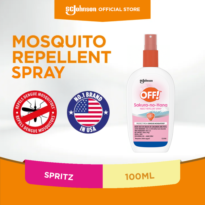 OFF! Sakura-No-Hana Spritz Mosquito Repellent Spray 100ml | Lazada PH
