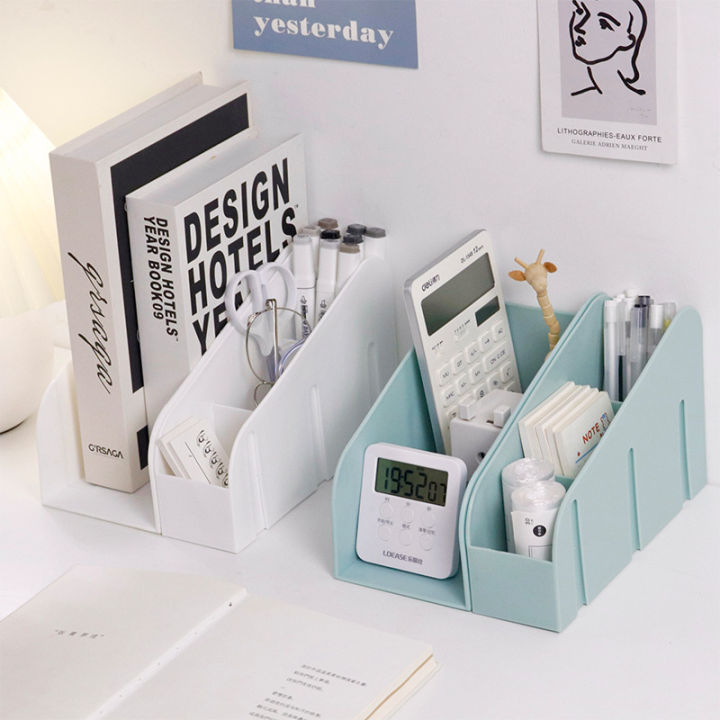 【D222 READY STOCK】Multipurpose Storage Rack Books Stationery Document ...