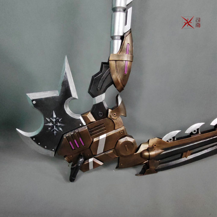 Final fantasy 14FF14 sickle cos weapon props bismuth gold war sickle ...