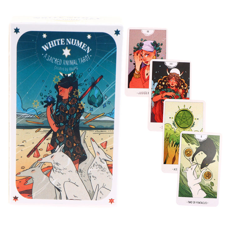 FOO Ready Stock White Numen Tarot Cards Prophecy Divination Deck Party ...