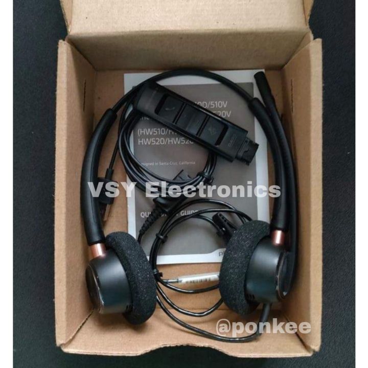 Original Refurbished Plantronics Encore Pro HW520 with DA70 DA80 DA85 ...