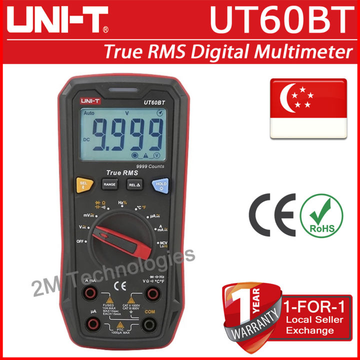 UNI-T UT60BT True RMS Digital Multimeter | Lazada Singapore