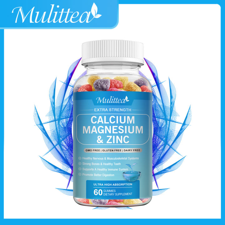 Mulittea Canxi Magnesium Zinc Gum With Vitamin D3 - Hỗ trợ sức khỏe ...