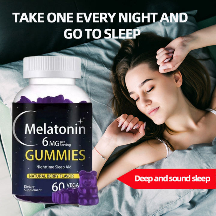 Melatonin Gummies Berry Melatonin Gummies 60 Capsules | Lazada PH