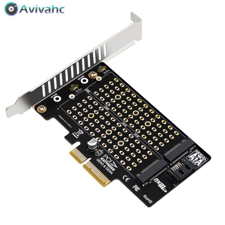 Portable Transfer Expansion Card Dual-Bay Mini SSD To PCIE SATA Adapter ...