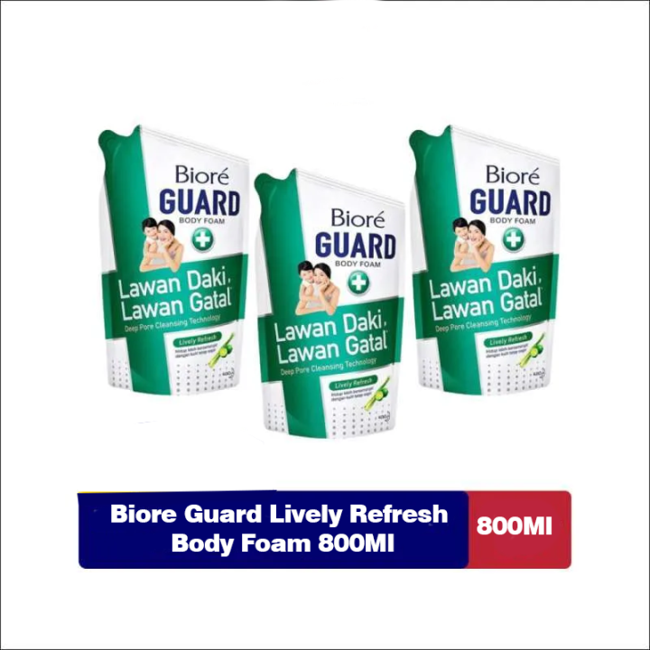 Biore Guard Lively Refresh Body Foam 800Ml | Lazada Indonesia