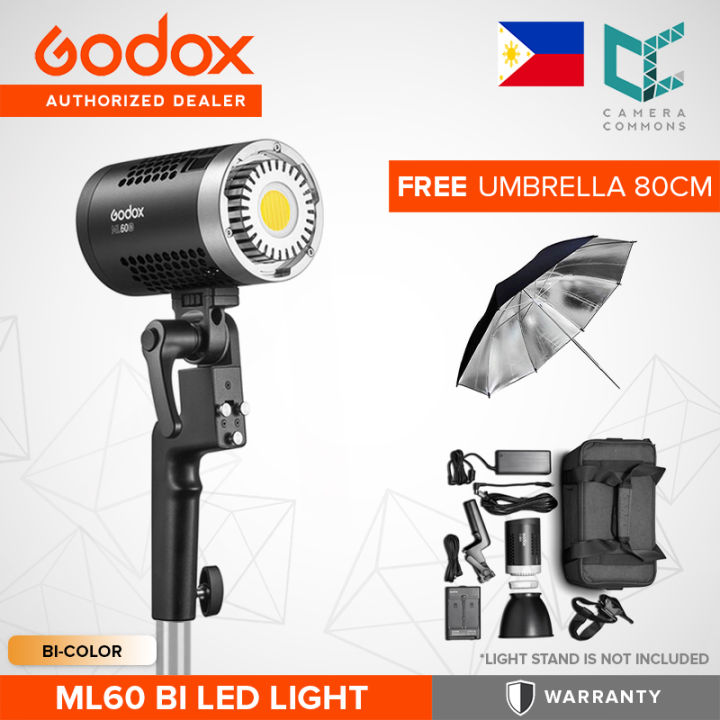 Godox ML60Bi Bi Color Portable LED Video Light for Studio Photography ...