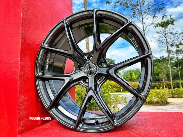 RAXER WHEELS RTX02 with Flow Forming 18x8.5 18x9 5x113 Premium Dark ...