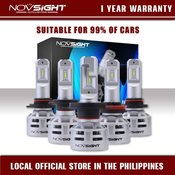 Novsight N9 LED Car Headlight bulbs 60W 10000LM Auto Headlamp 6500K Car ...