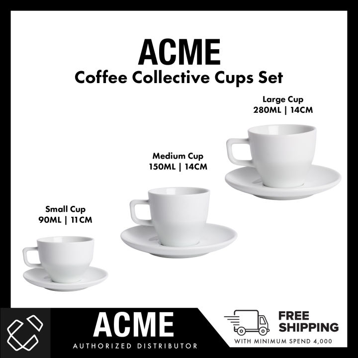 ACME x COFFEE COLLECTIVE Coffee Cups and Saucer Set | Lazada PH
