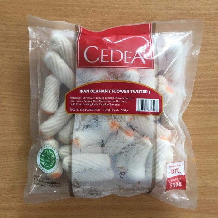Frozen Food Cedea Olahan Seafood Flower 1Kg Free Styrofoam Packaging ...