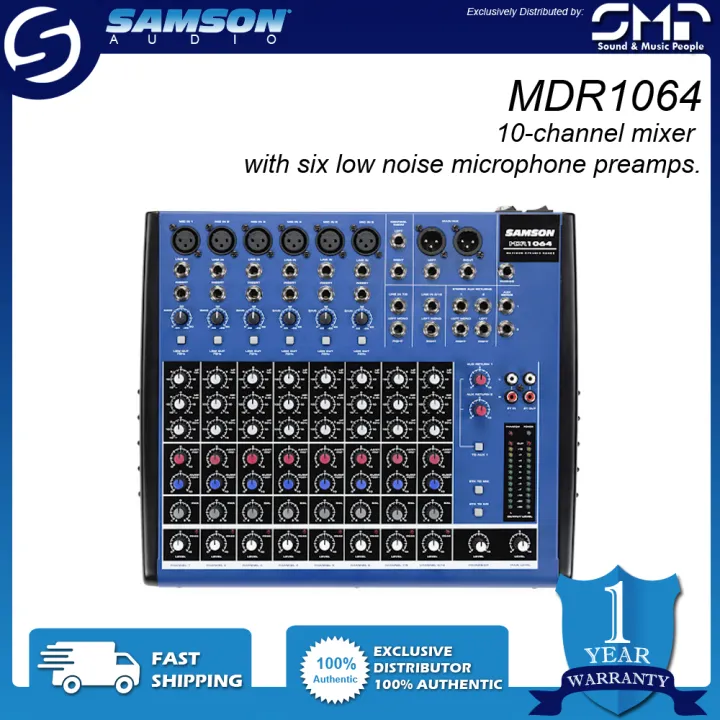 SAMSON MDR 1064 Audio Mixer CLEARANCE SALE | Lazada PH