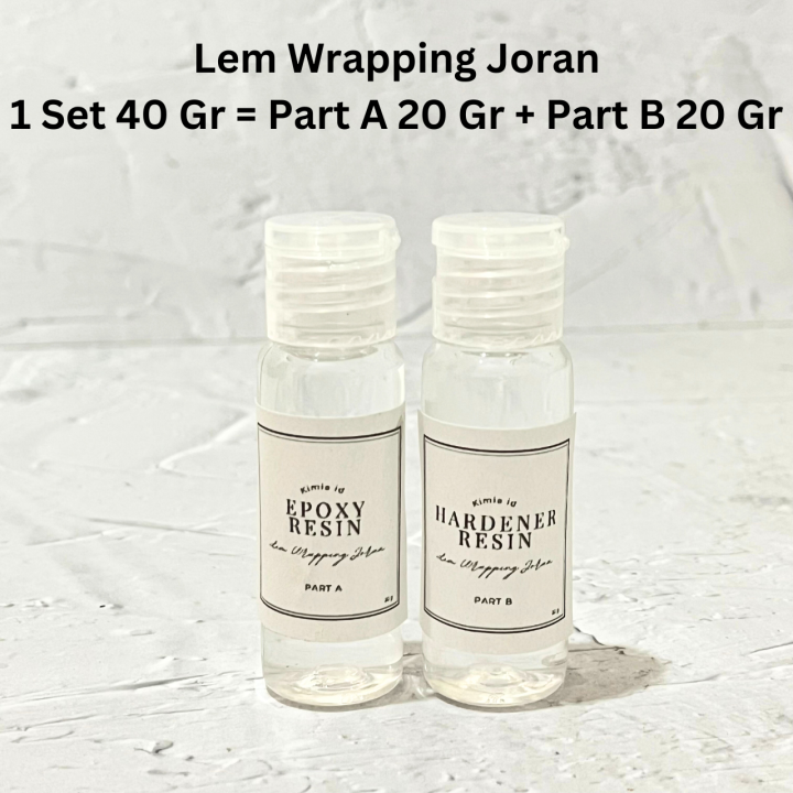 Lem Epoxy Resin Include Hardener - Lem Wrapping Joran Bening - Resin ...