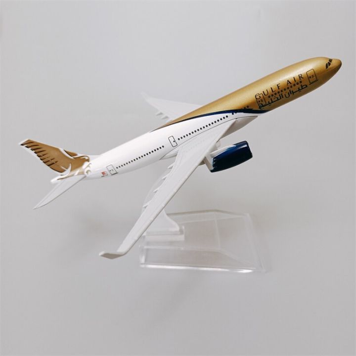 16cm Bahrain Airways GULF Air Airbus 330 A330 Airlines Alloy Metal 1: ...