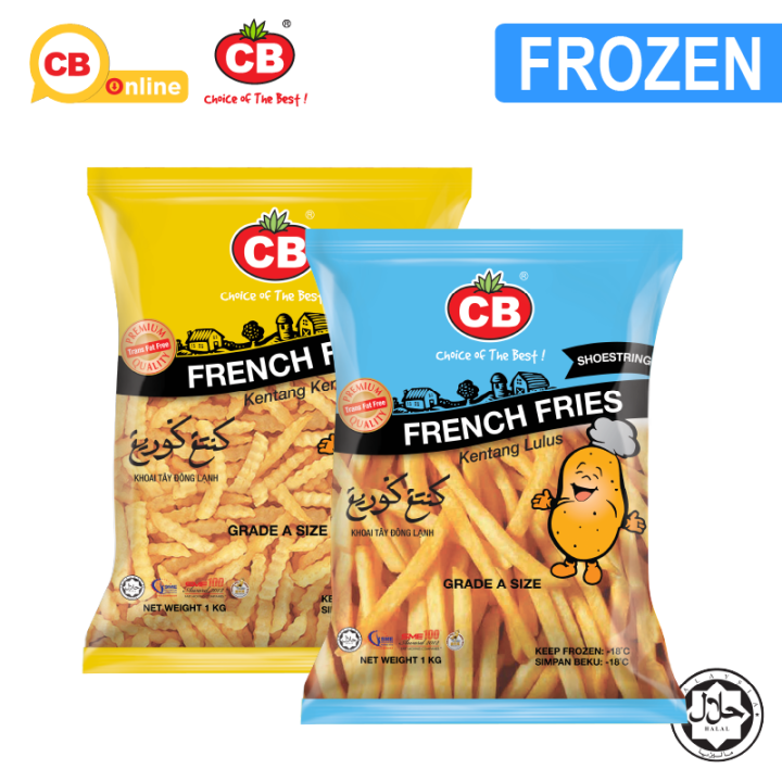 CB FRENCH FRIES (1KG) / CHICKEN CHOP / FISH & CHIPS / BURGER / SQUID ...