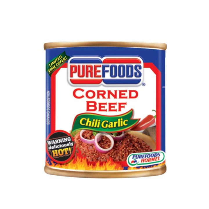 Purefoods Corned Beef Chilli Garlic 210g | Lazada PH