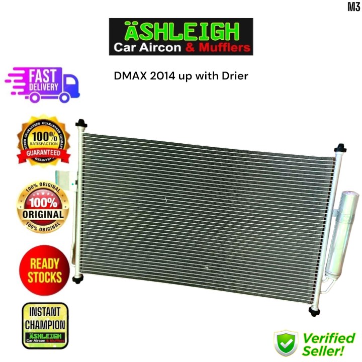 Isuzu Dmax 2014 up Condenser with filter drier Car aircon parts ...