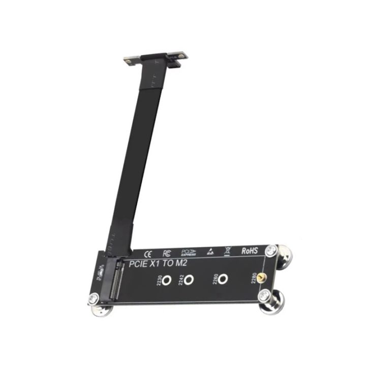 【Latest model】PCI-E 3.0 X1 to M.2 NVMe SSD Extension Cable PCIe X1 to M ...