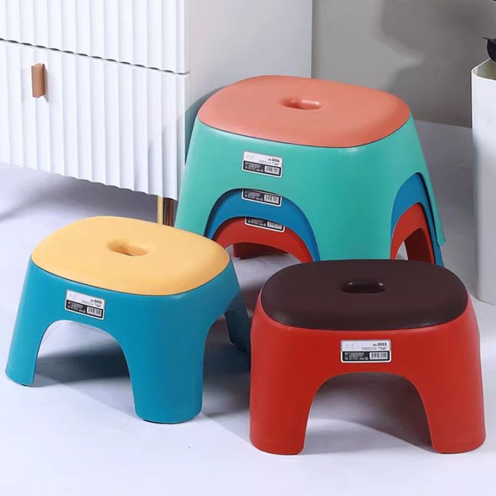Thickened Oblong Bangkito Stool Plastic 5555 5556 High Quality Upuan ...