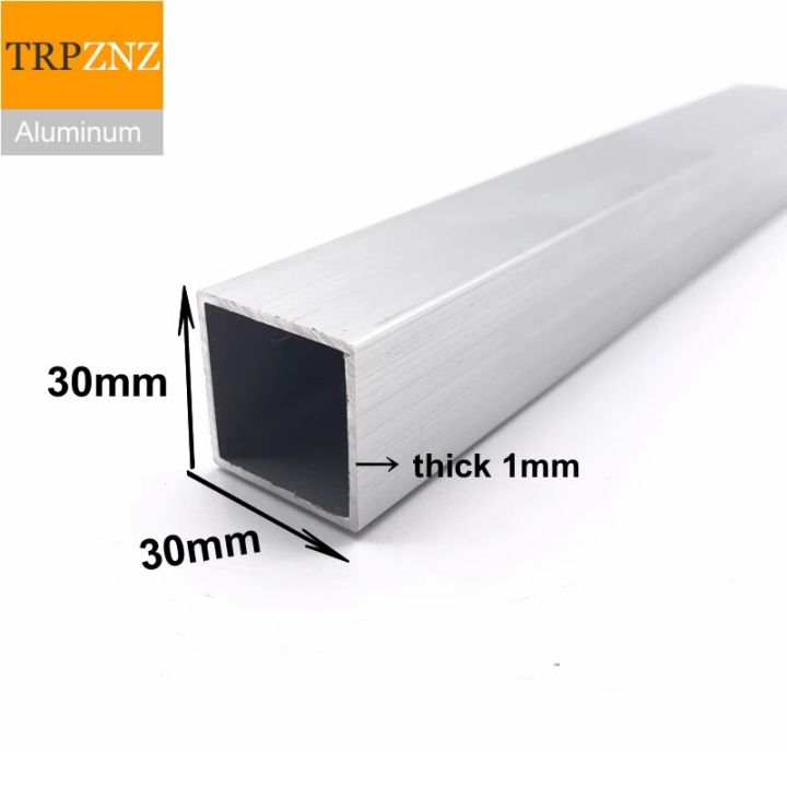 30x30x1mm Aluminum alloy square tube profile Aluminum alloy rectangular ...