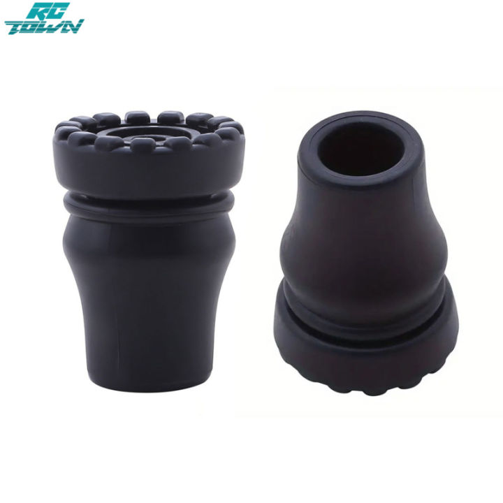 2-Pack Cane Replacement Tip Cover, Rubber Trekking Pole Tips 0.63 ...