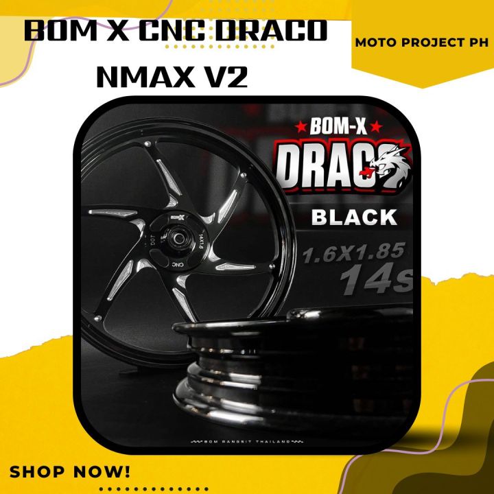 Bom x Bom rangsit Cnc mags Draco 6 spoke nmax 2020 | Lazada PH