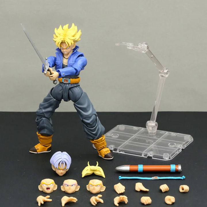 SHF DragonBall Super Saiyan Trunks The Future Action Figure Collectable ...