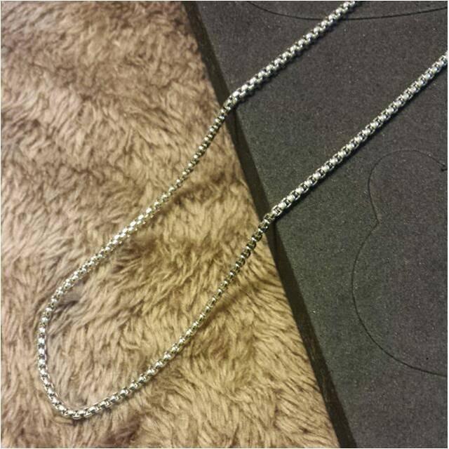 Stainless Steel Round Rolo Fashion Necklace Chain 2mm Width | Lazada ...