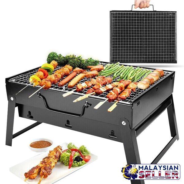 Folding portable outdoor Barbeque Charcoal BBQ Grill Oven | Lazada
