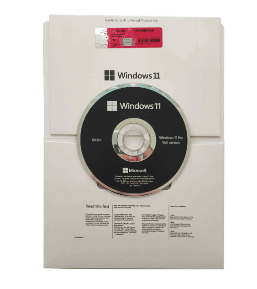 Microsoft Genuine Windows 11 Pro 64Bit Latest Version 21h2 OEM PACK ...