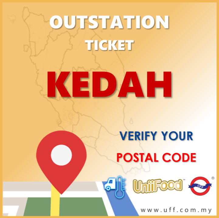 OUTSTATION TICKET - KEDAH [PLEASE VERIFY POSTCODE BEFORE BUYING] | Lazada