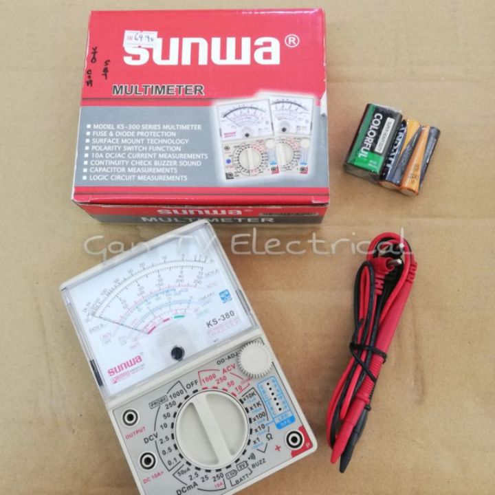 Heavy Duty Sunwa Multimeter Multitester Multi Meter Tester KS-380 KS380 ...